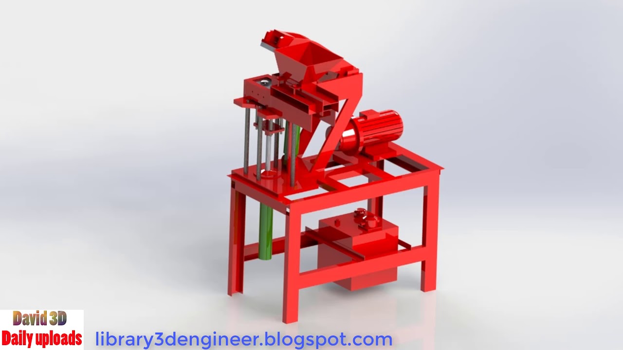 Brick machine || Download free 3D cad models #100105 - YouTube