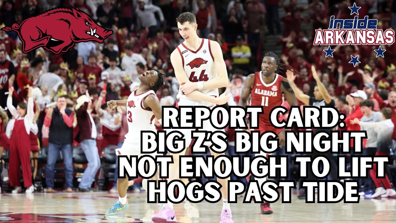 Report Card: Big Z's Big Night Not Enough To Lift Hogs By Tide - YouTube