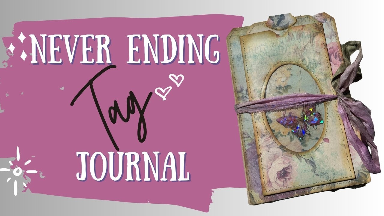 Never Ending Tag/Flip Flop Journal Tutorial & Flip Through - YouTube