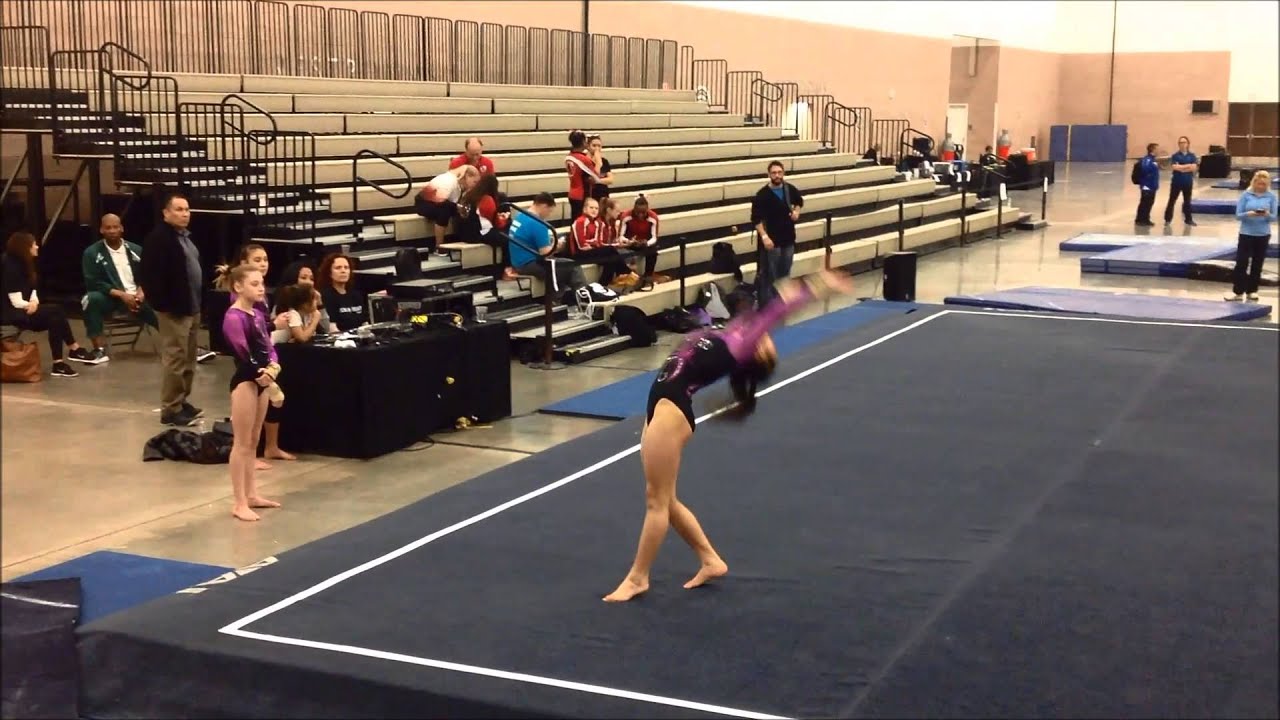 Morgan Perumal Level 10 Floor Routine - 2016 Texas Prime Meet - YouTube