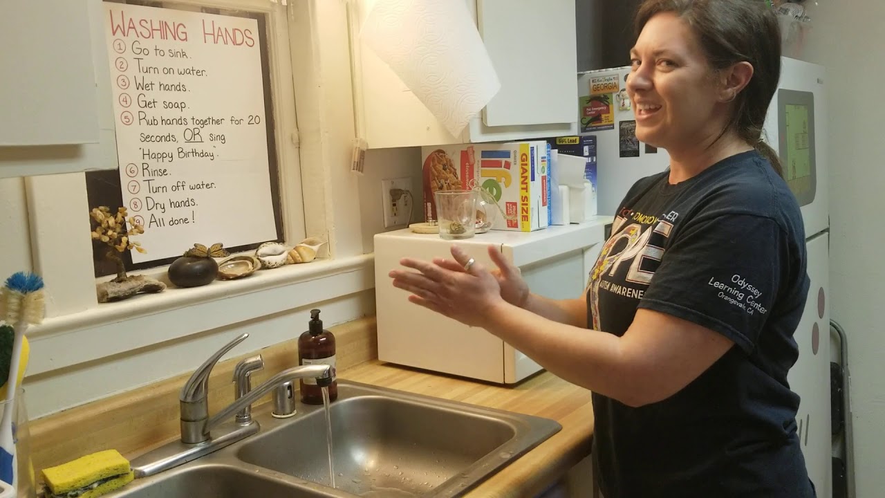 Washing hands with Miss Shea - YouTube