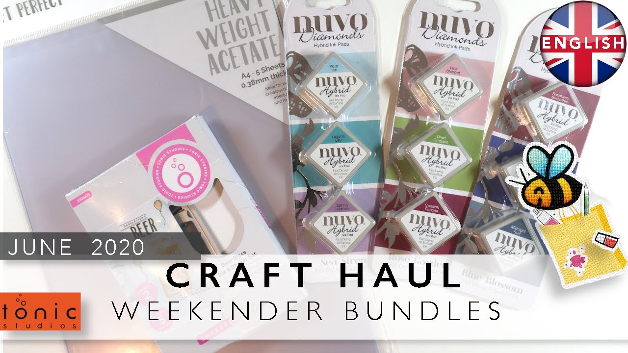 Craft Haul: Weekender Bundles (June 2020) + Nuvo Ink Pads Test - YouTube