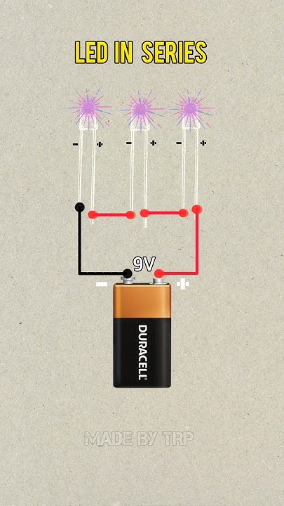 Testing LEDs In Series VS Parallel #electronics #projects #diy #test # ...
