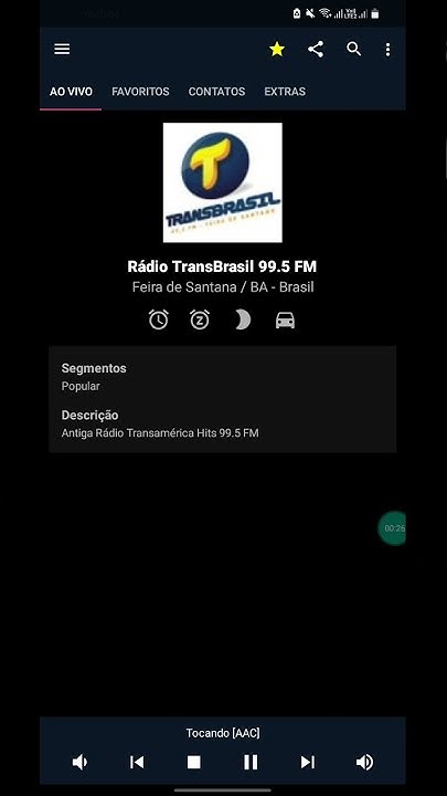 Prefixo - ZYC 335 - Radio TransBrasil de Feira de Santana 99.5 mHz - 21/12/2021 - YouTube