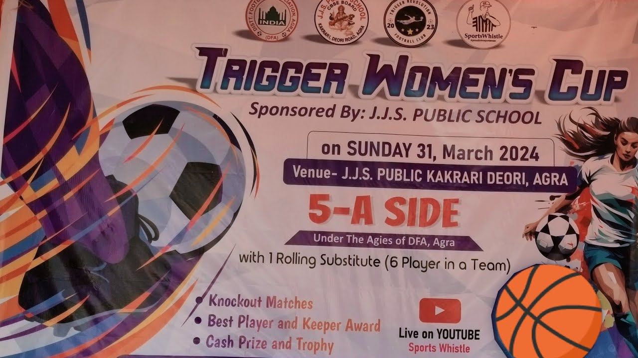 Trigger Women's Cup | 5A Side | Media Partner Sports Whistle | March ...