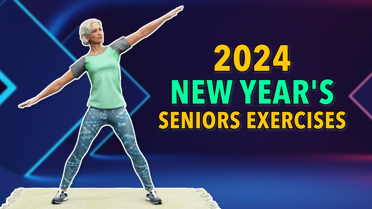 2024 NEW YEAR'S CHALLENGE: SENIORS EXERCISES TO GET FIT - YouTube
