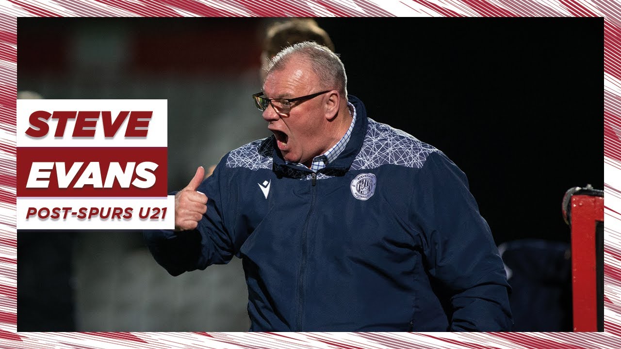 Steve Evans' reactions | Stevenage 1-0 Spurs U21s | Papa John's Trophy ...