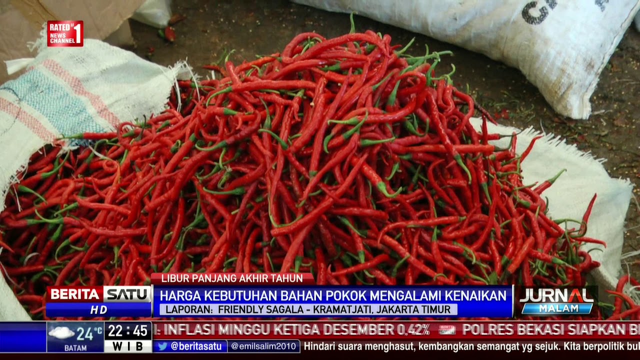 Harga Bahan Pokok di Pasar Induk Kramat Jati Naik - YouTube