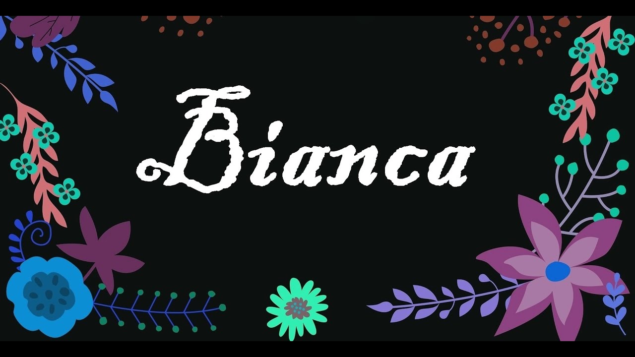 BIANCA Significato e origine del nome - YouTube