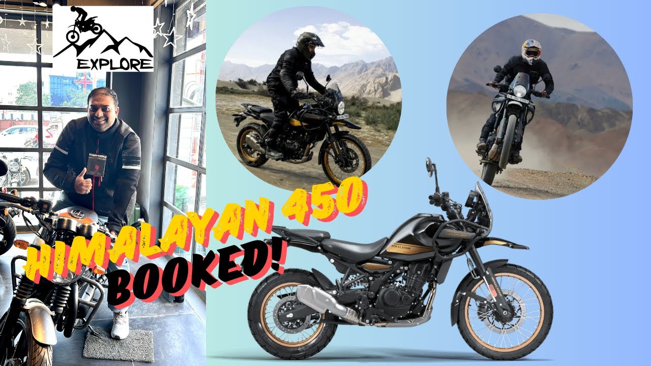 RE Himalayan 450 Booked | Royal Enfield Himalayan 450 | Himalayan 450 ...