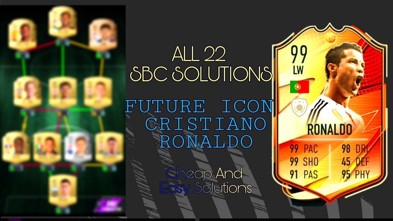 CRISTIANO RONALDO || ALL 22 SBC SOLUTIONS (Easiest Way Possible ...