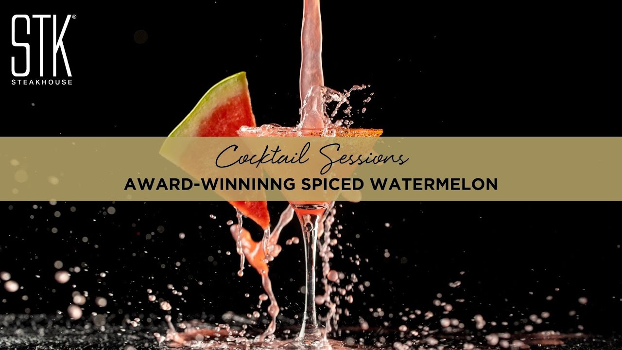 Cocktail Sessions: AWARD-WINNING Spiced Watermelon - YouTube