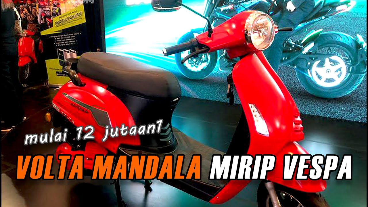 Review Volta Mandala, Motor Listrik Mirip Vespa Harga Mulai Rp 12 ...