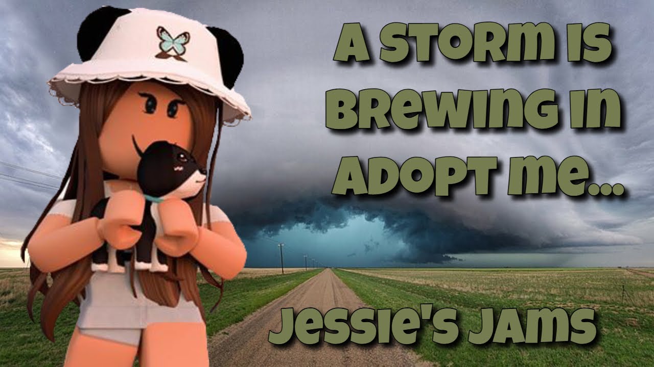 A storm is brewing in adopt me... - YouTube