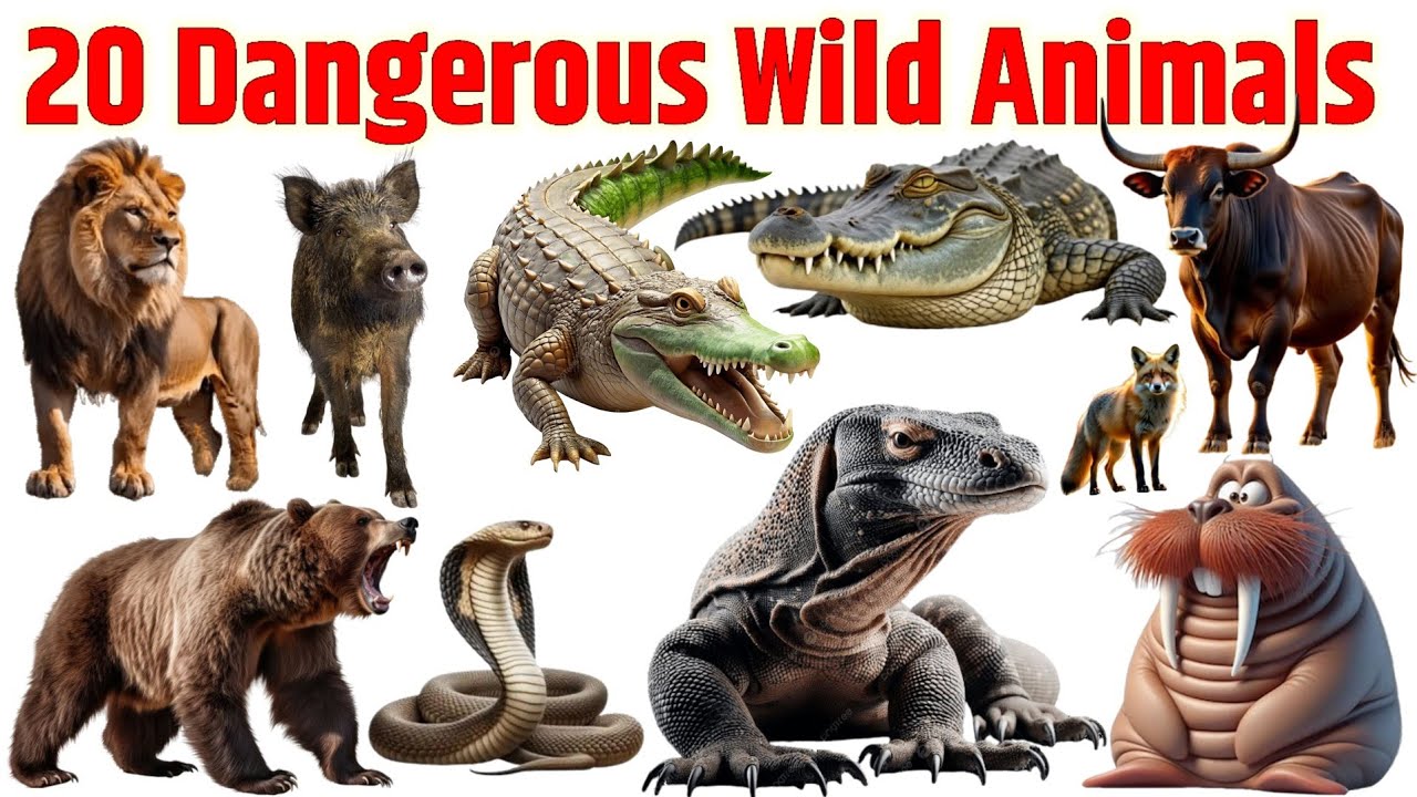 Top 20 Most Dangerous Wild Animals in the World Top Dangerous Animals ...