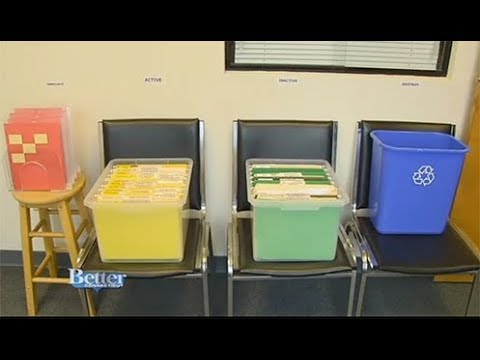 organizing with files at The File Depot - YouTube
