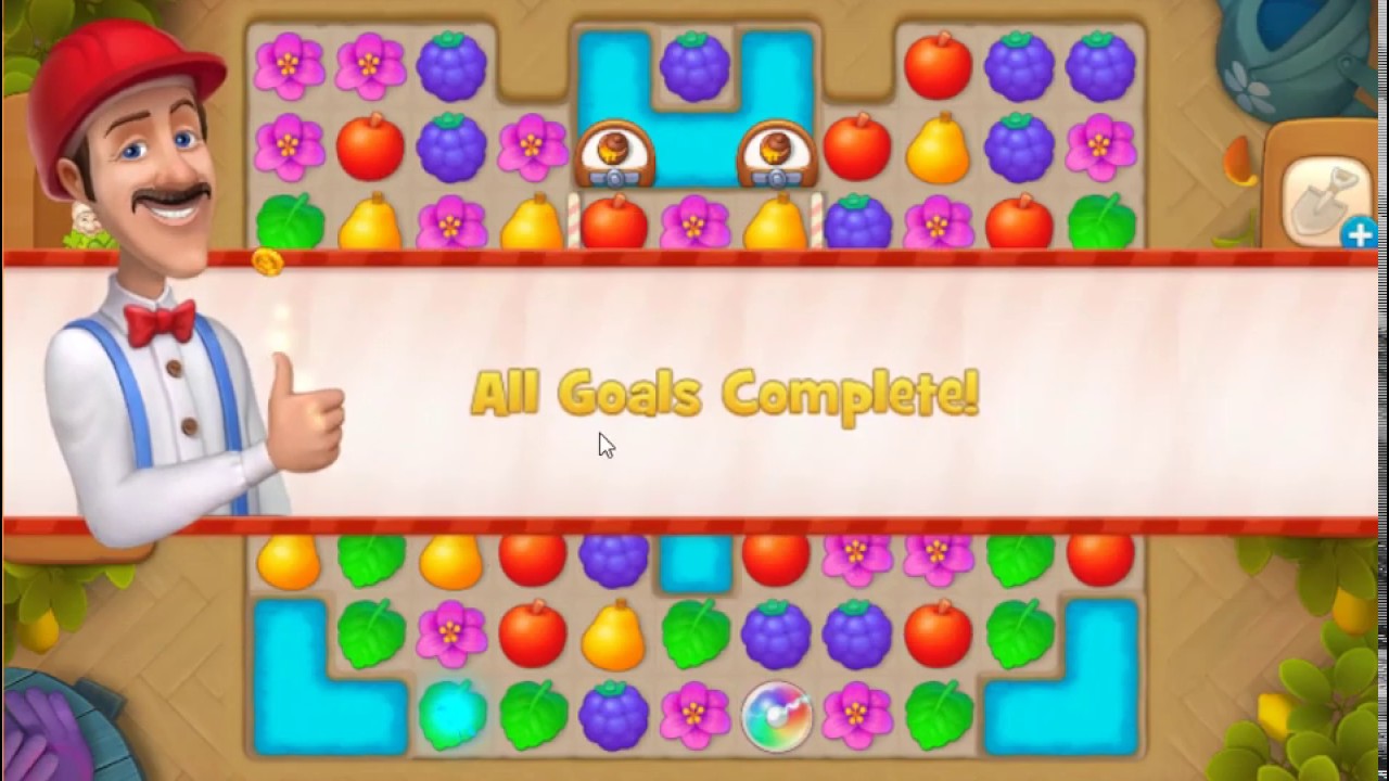 Gardenscapes Walkthrough HARD LEVEL 4279 - YouTube