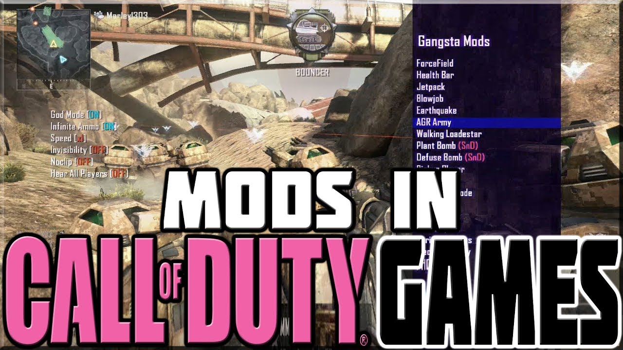 MODS IN CALL OF DUTY GAMES! - YouTube