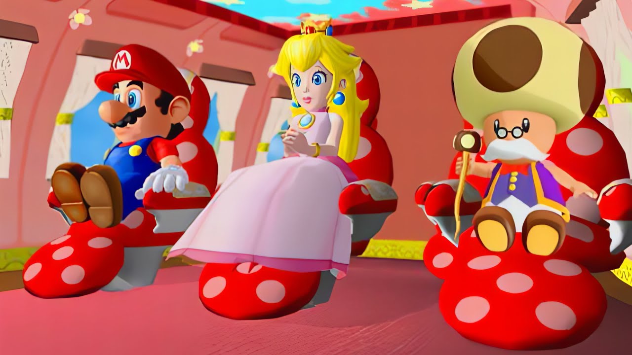 Super Mario Sunshine Opening - HD remastered - YouTube