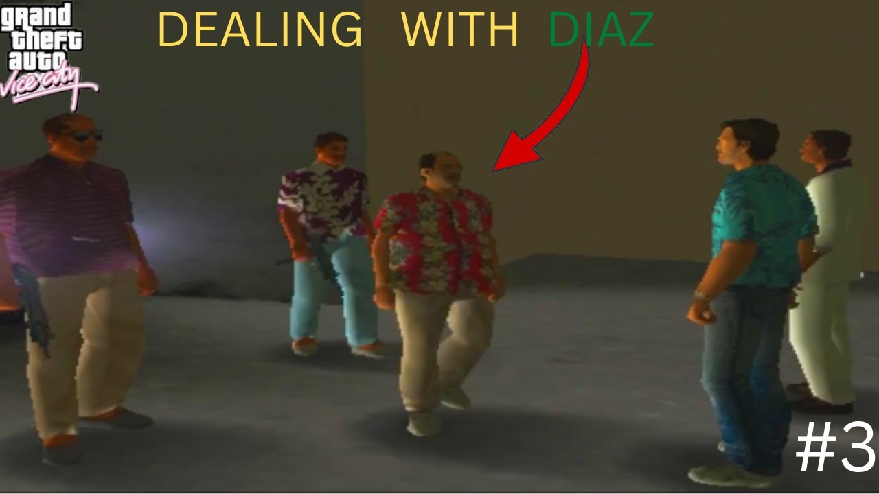 CAN I SAVE DIAZ FROM GANGSTERS|GTA vice city #3 - YouTube
