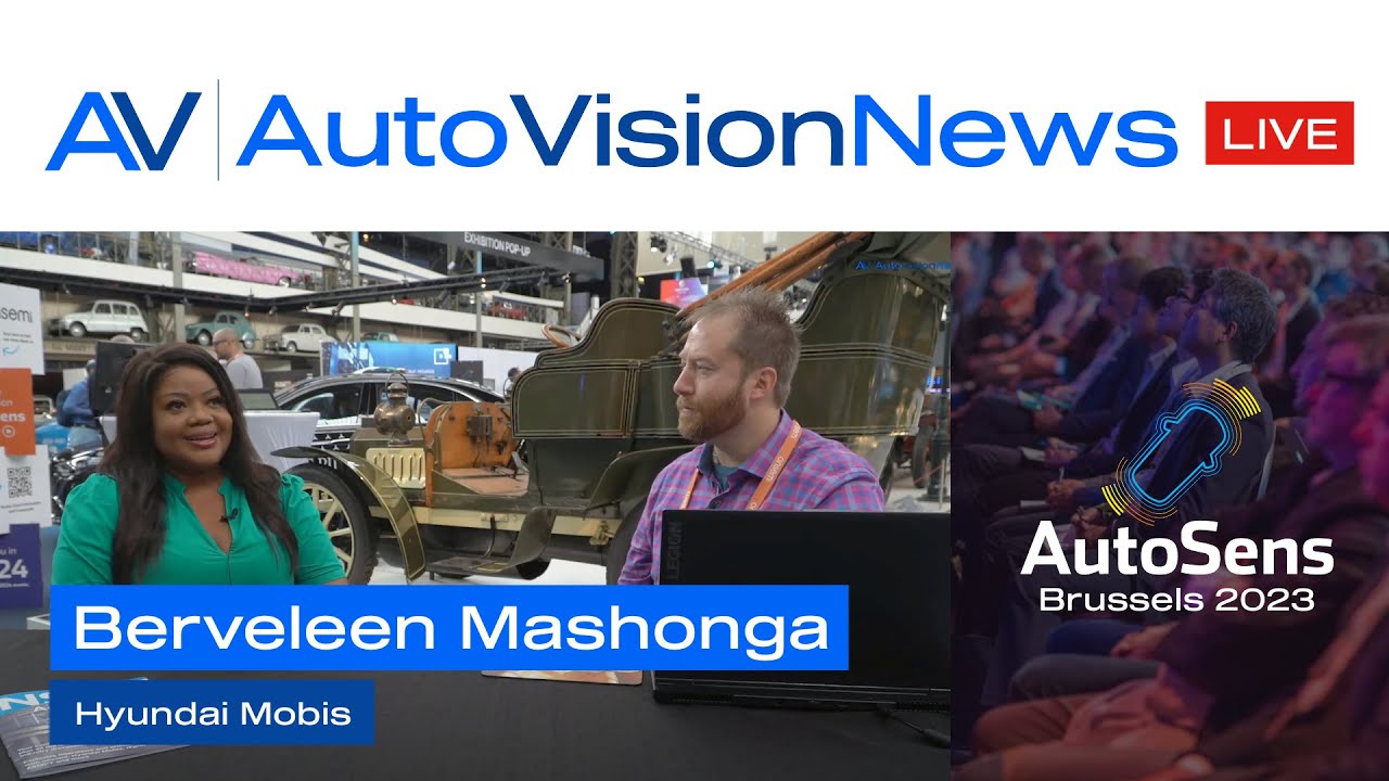 Berveleen Mashonga - Hyundai Mobis - Interview @ AutoSens Brussels 2023 ...