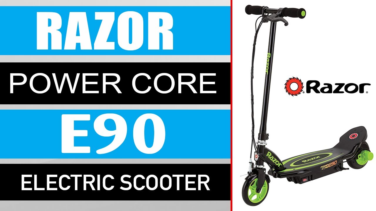 Razor Power Core E90 Electric Scooter Specs & Review (2020) - YouTube