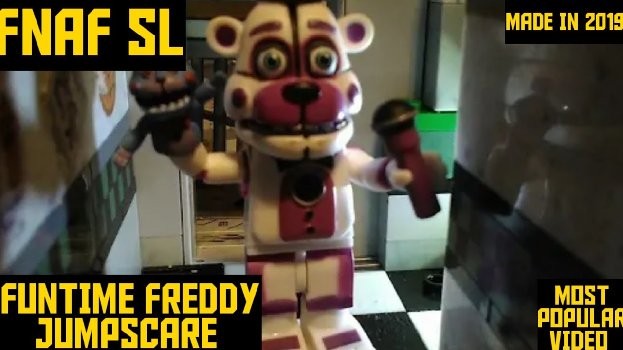 LEGO FNAF FUNTIME FREDDY JUMPSCARE STOP MOTION - YouTube