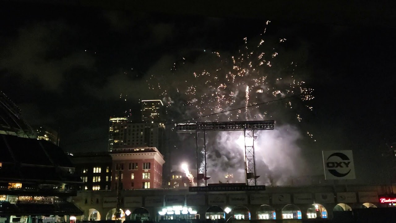 Houston Astros vs Boston Red Sox Minute Maid Park Fireworks Show 5/24 ...