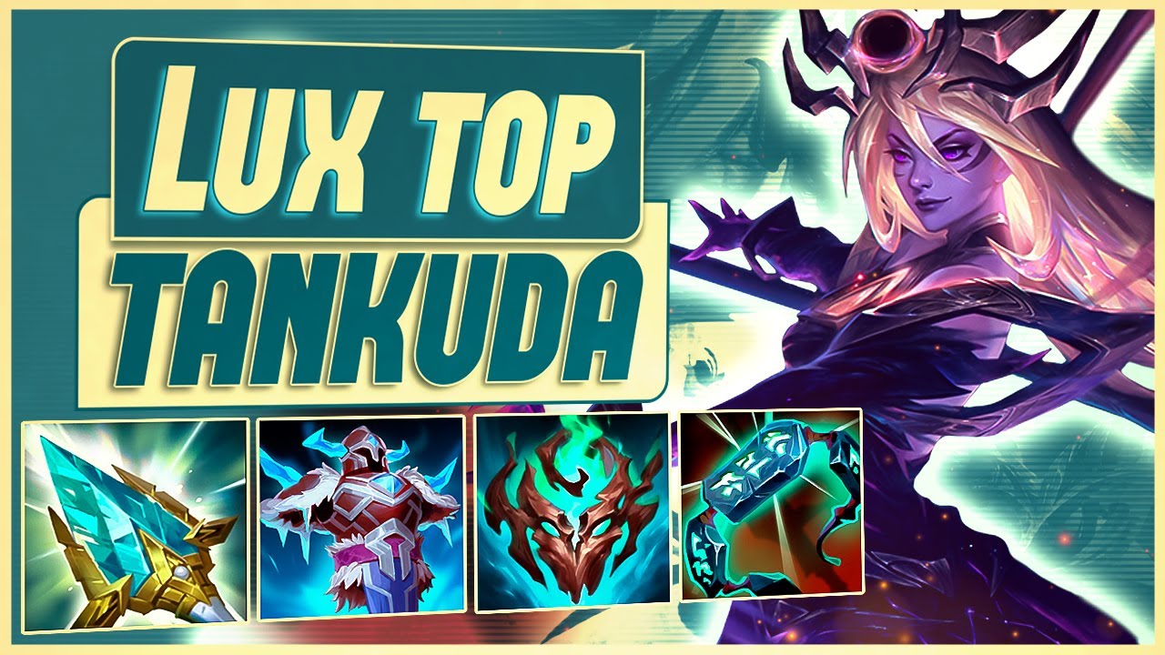 LUX TANK NO TOP | O INIMIGO NÃO ENTENDEU NADA E ESTAVA ME FOCANDO, MAS ...