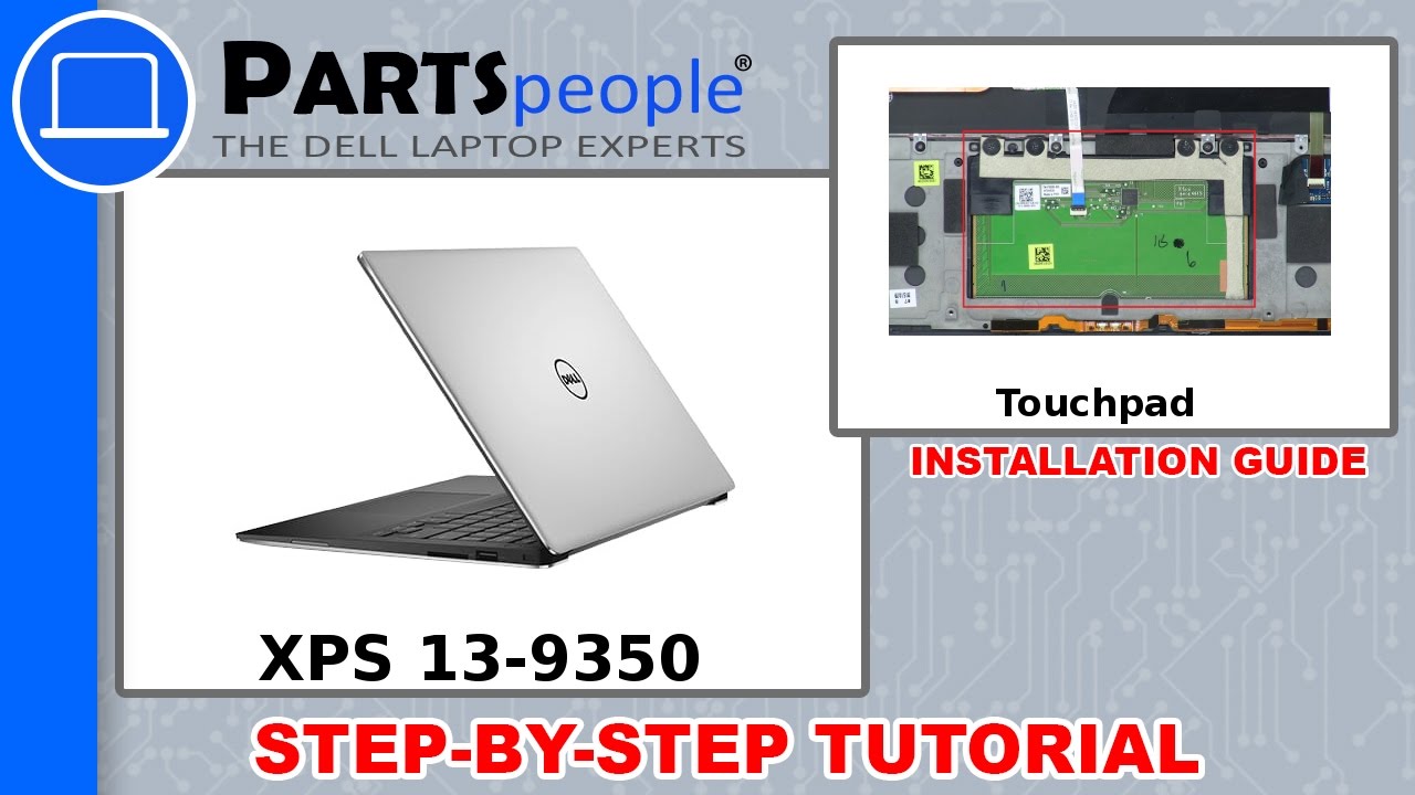 Dell XPS 13-9350 (P54G002) Touchpad How-To Video Tutorial - YouTube