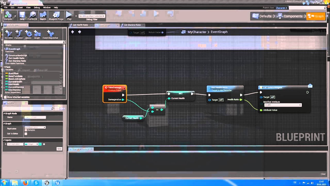 Ue4 Umg Tutorial Part 5 And Finally The Bars 12 Youtube