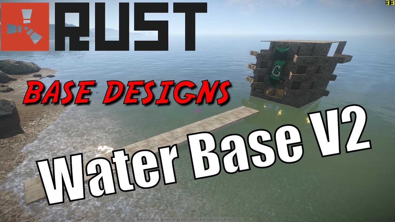 The Waterbase | Rust Base Designs #13 - YouTube