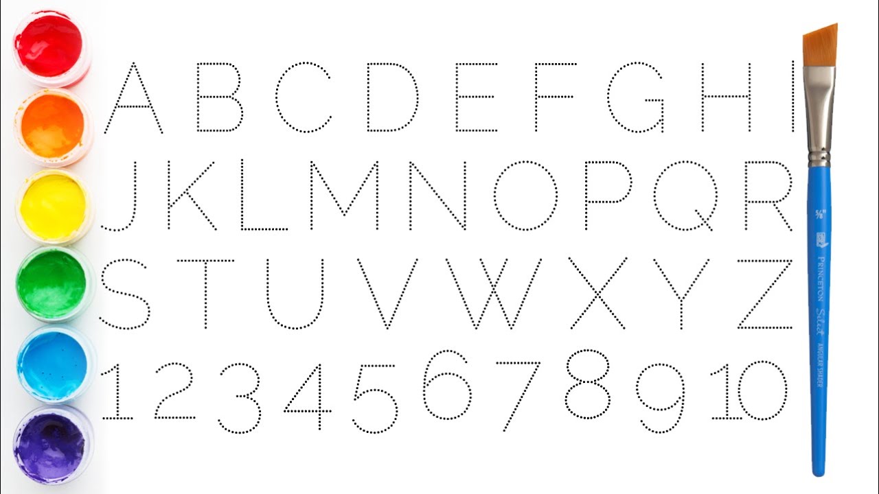 ABCD Alphabets.kids drawing and alphabets learning.counting numbers and ...