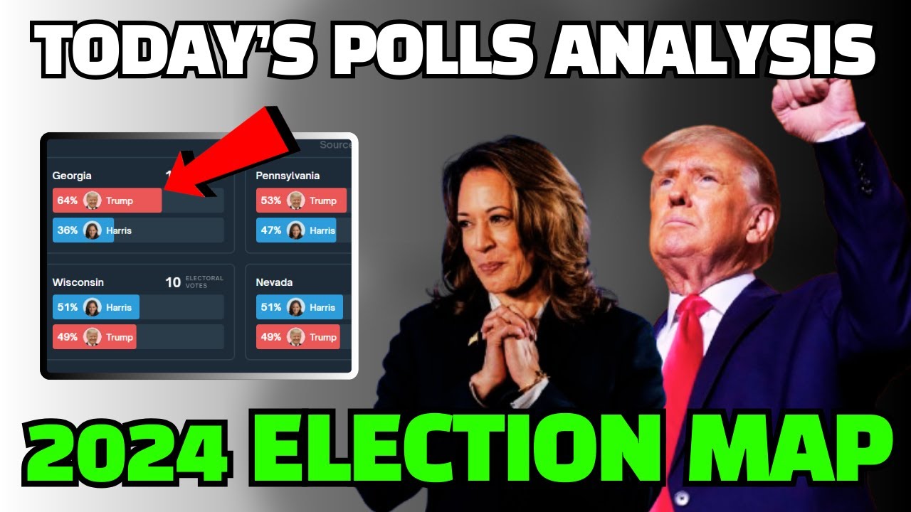 2024 Election FORECAST Map based on the LATEST Poll from States - YouTube