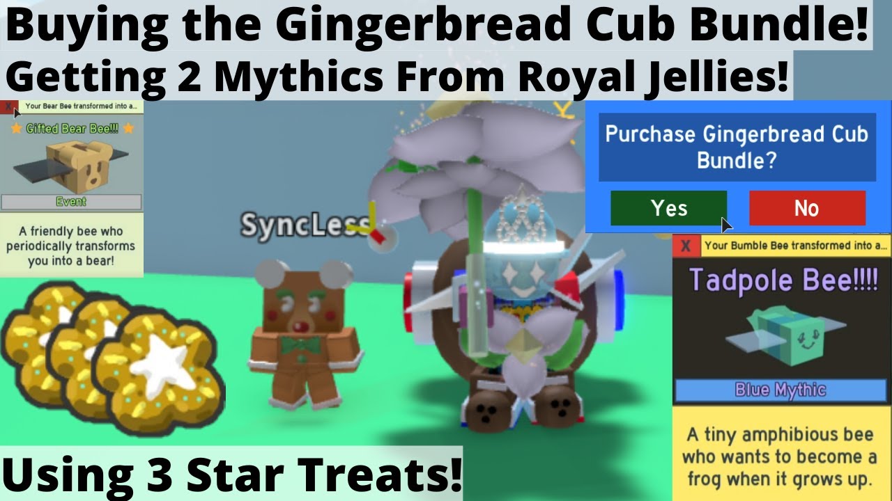 Buying the Gingerbread Cub Bundle + Getting 2 Mythics from Royal Jelly ...
