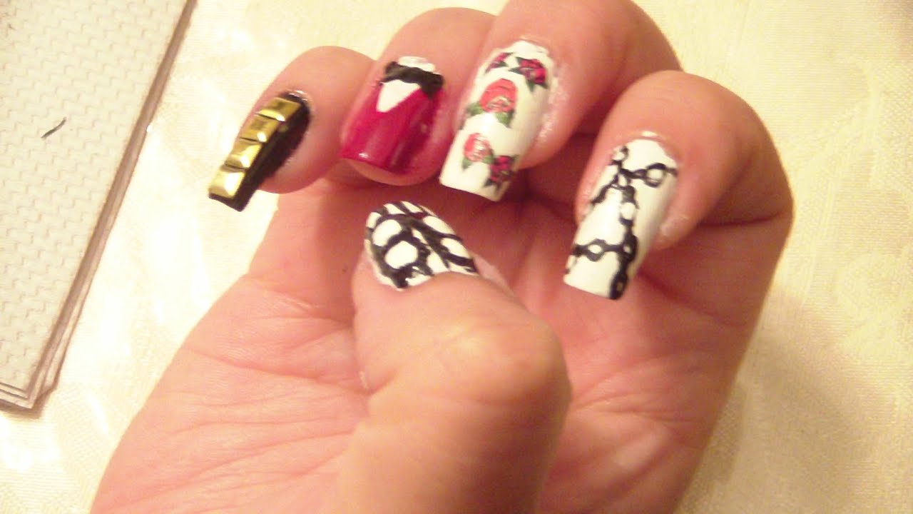 G Dragon One Of A Kind Kpop Nail Art - YouTube
