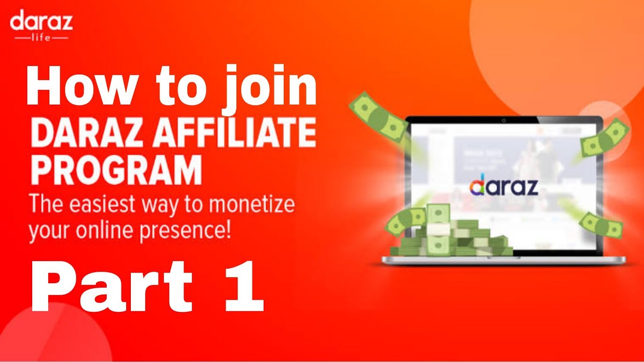 How to join Daraz.pk affiliate program full tutorial Part 1 - YouTube