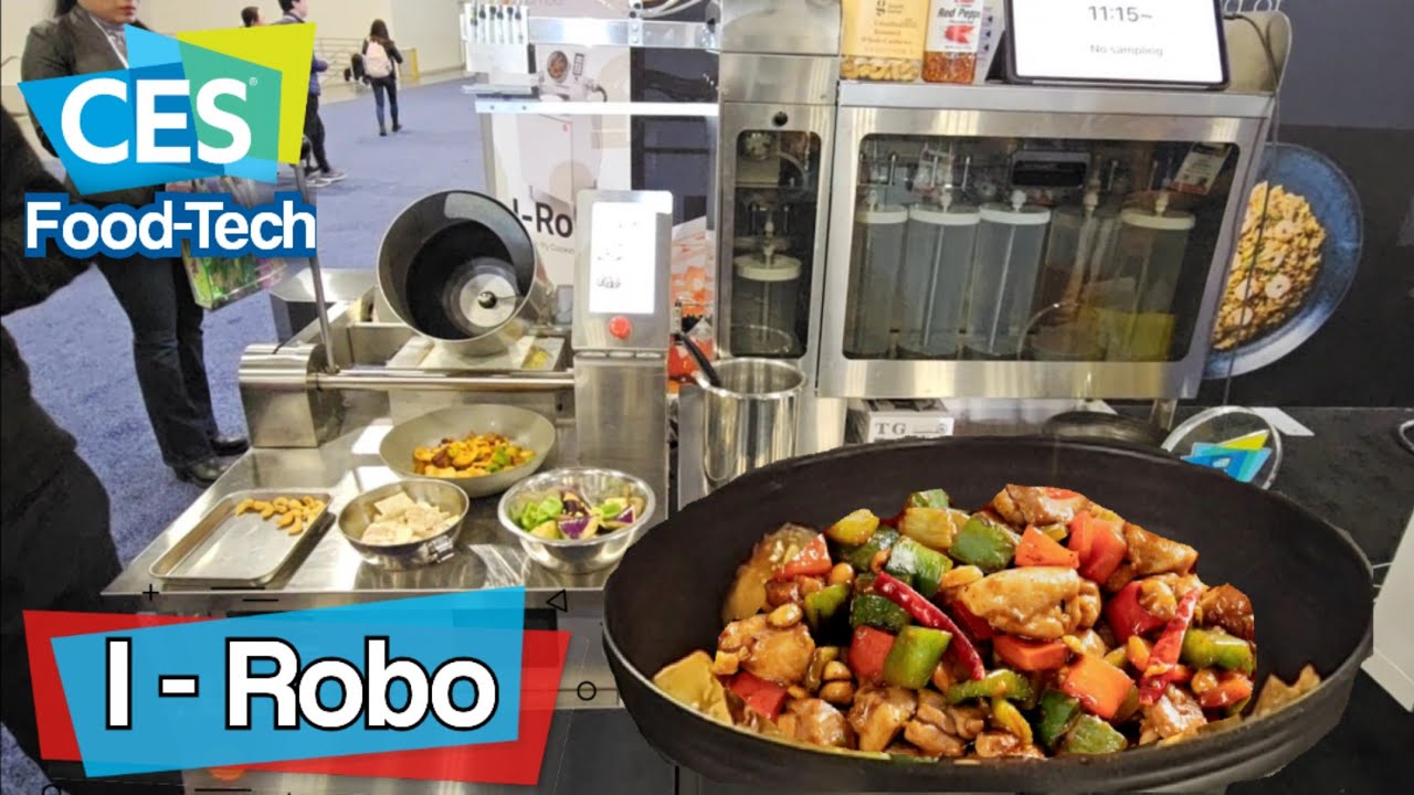I Robo - Next Generation Stir-fry cooking Robot CES 2024 FOOD TECH ...