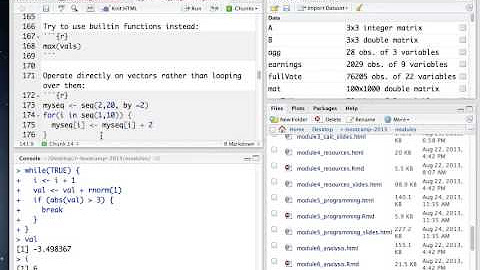 UC Berkeley R bootcamp Modules - YouTube