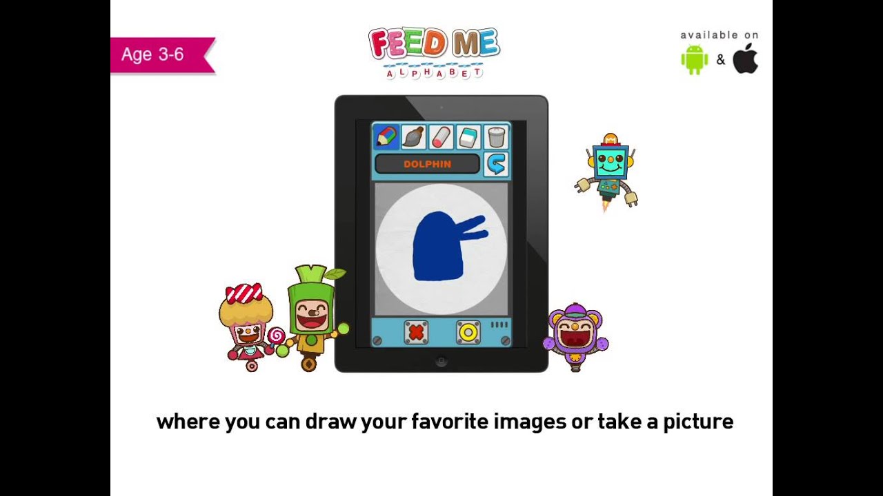 Feed Me Alphabet - Learn & Collect English Words with Interactive ...