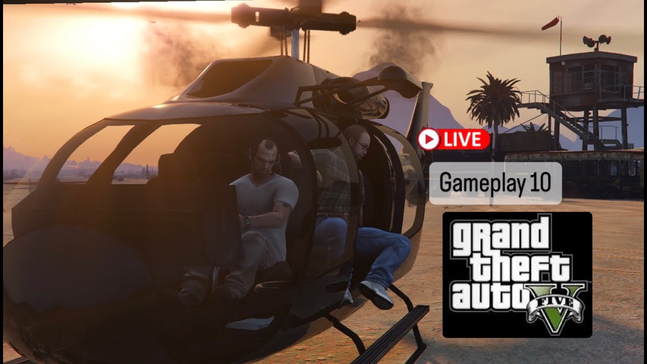 Re-playing GTA 5 | Live gameplay 10 | Ps5 | Theift Gamer - YouTube