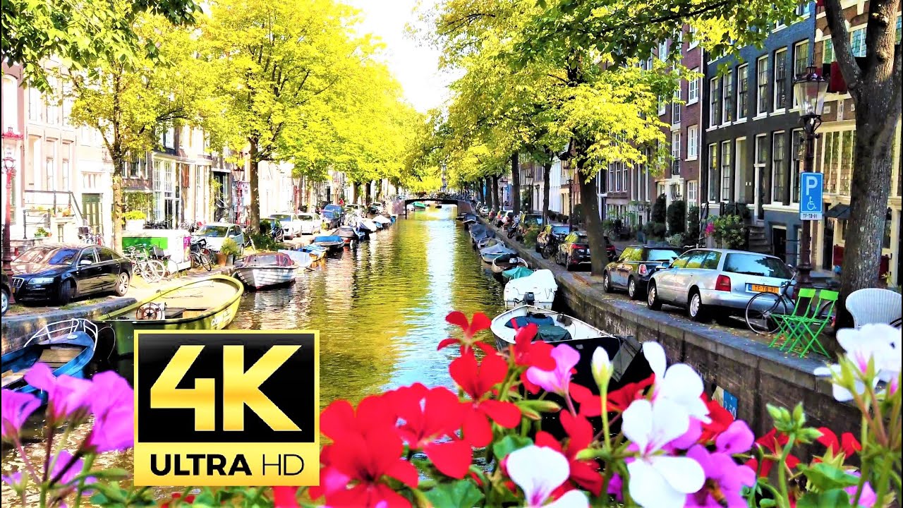 Walk in Amsterdam 🇳🇱 canals walk, Netherlands 🇳🇱 - 4K60FPS - YouTube