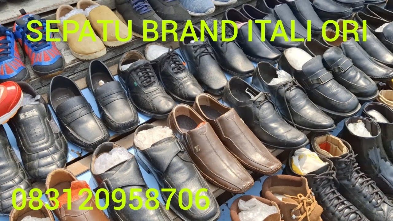 SEPATU ️ KULIT ORIGINAL ️BRAND ITALI HARGA ️ MIRING DI PONCOL ...