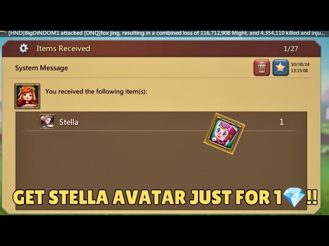Lords Mobile - Get New Avatar || Stella Avatar | Diamond shop - YouTube