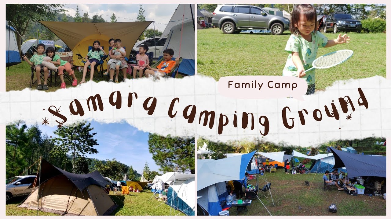 Family Camping | Samara Camping Ground Curug Panjang | Campervan - YouTube