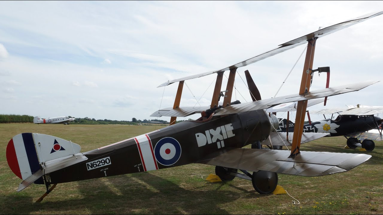 Sopwith Triplane - Shuttleworth Vintage Airshow 2022 - YouTube