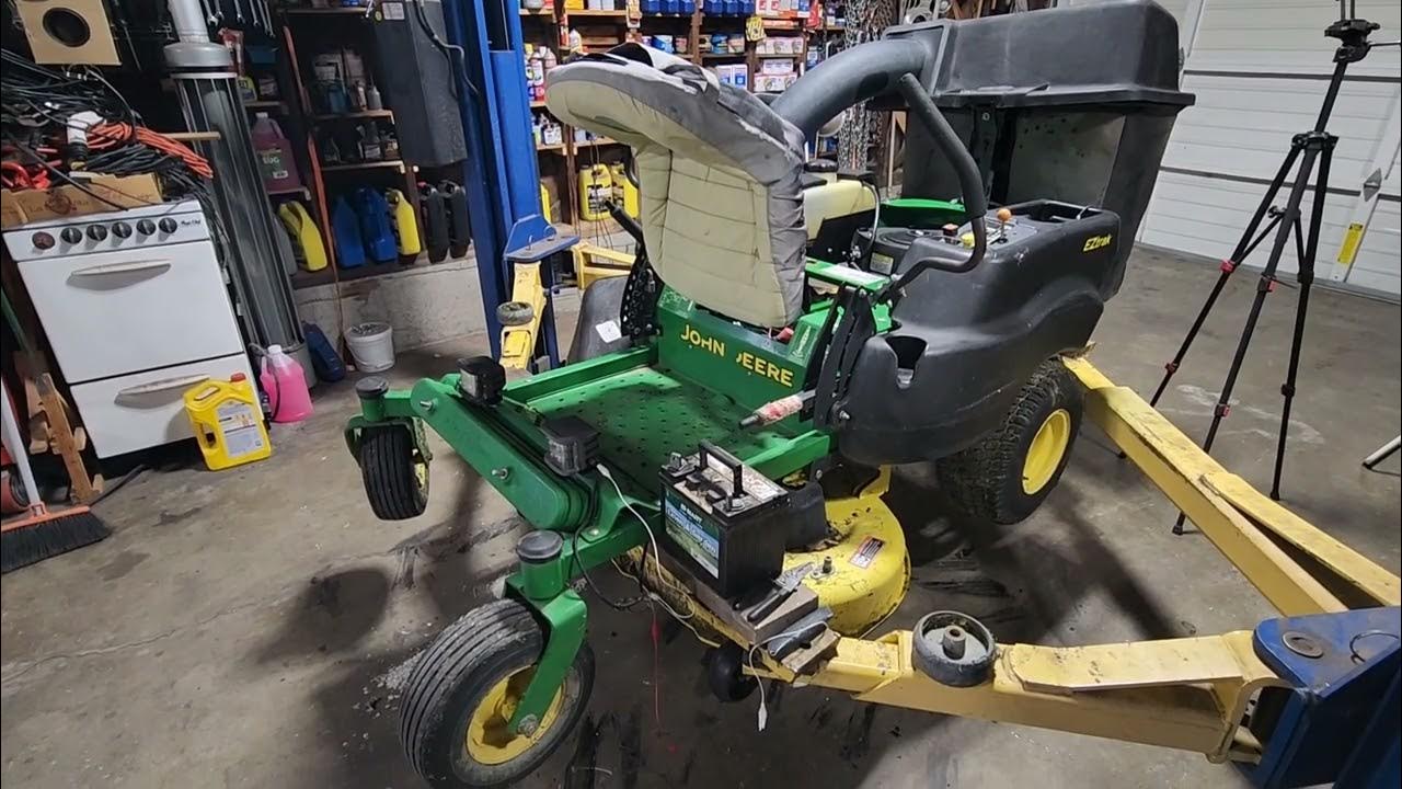 John Deere Z225 Zero Turn gets new steering stabilizers, ignition switch, driving light switch ...