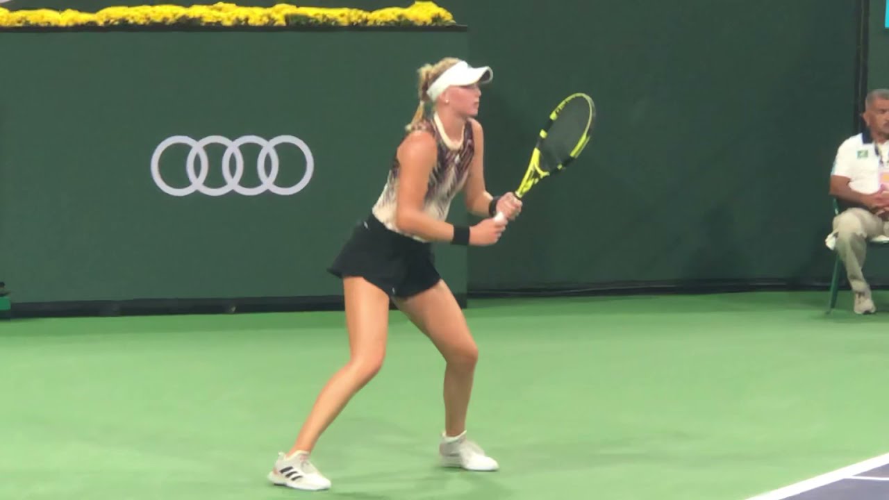 Ashlyn Krueger III, Indian Wells WTA Tennis - YouTube