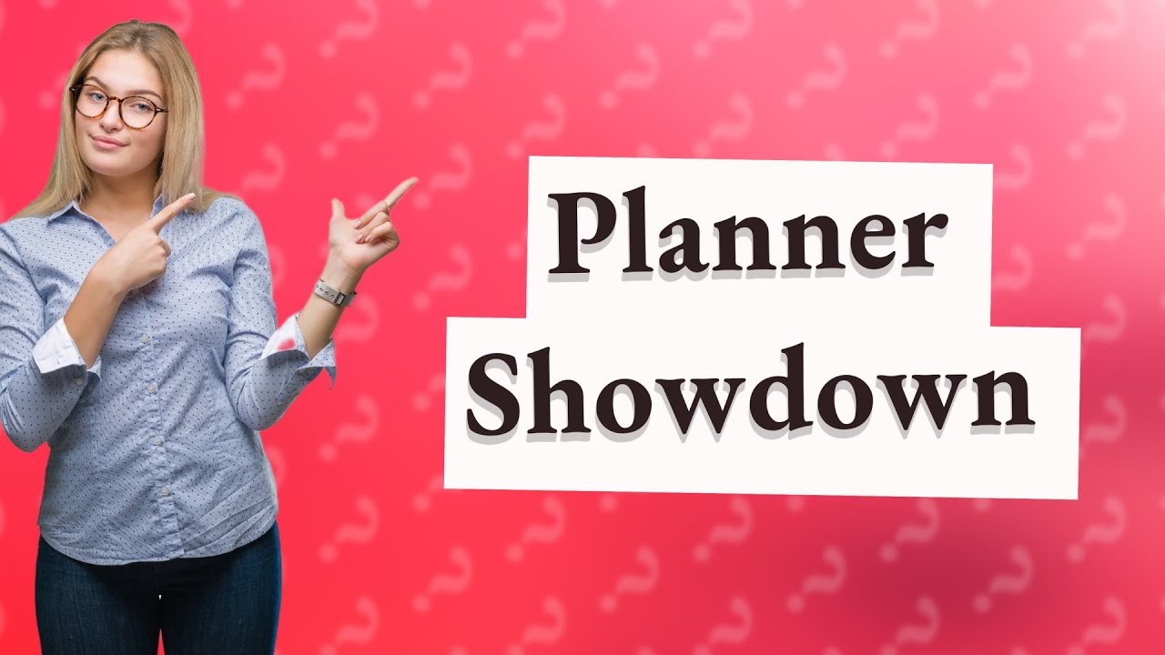 What is the difference between planner and digital planner? - YouTube