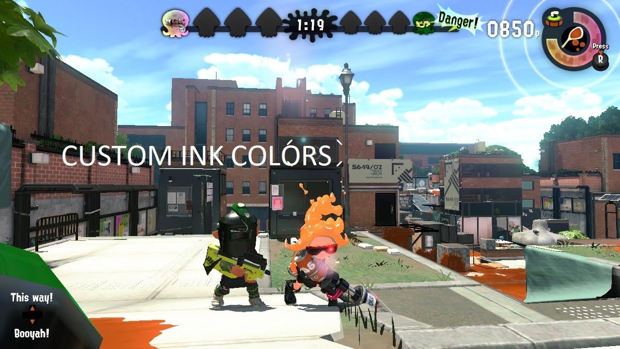New Splatoon 2 Hack : new custom ink color ( by me ) - YouTube
